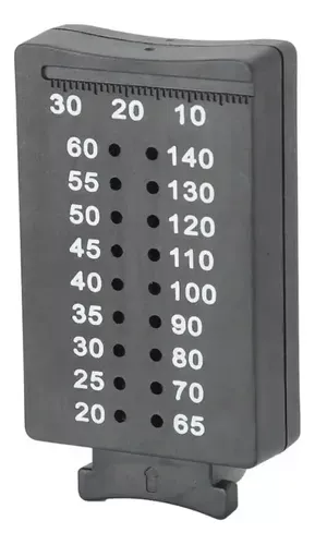 Régua endodôntica milimetrada calibradora plástica c/ guilhotina - MK ...