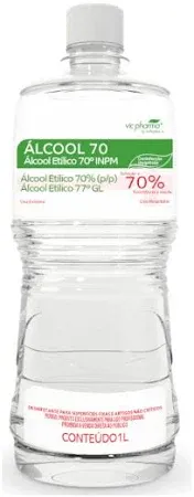 Álcool 70% 1L - Vic Pharma - Biodental
